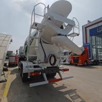 China 30T Payload Carbon Steel HOWO Concrete Mixer Truck with Hydraulic Steering and Tyres for sale