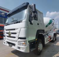 China 1024.00cm * 250.00cm * 345.00cm Heavy Duty Concrete Mixer Truck with Tyres and Hydraulic Steering for sale
