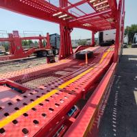 China Air Suspension Fuhua Axle Grain Transport Trailer for Customized and Self-dumping for sale