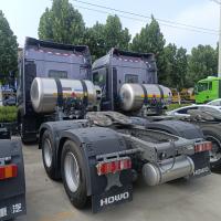 China Front Lifting Style HOWO 6X4 LNG Automatic Transmission Traction Transport Truck with 1 for sale