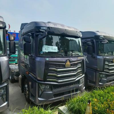 China Automatic Transmission Heavy Truck Euro6 HOWO LNG Tractor Trailer Head for Heavy Duty for sale