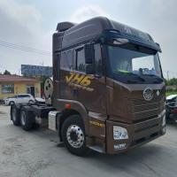 China 530HP Gas Tractor Transport Truck 6*4 with Hydraulic Steering and GCC Certification for sale
