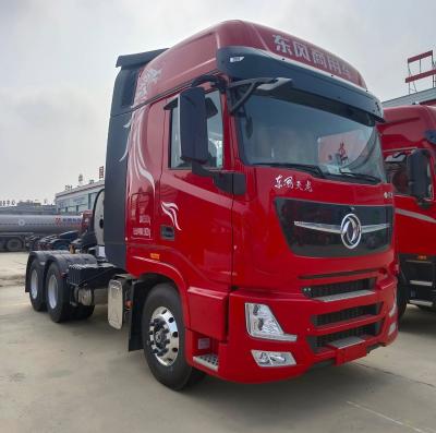 China s Dongfeng Tianlong 6X4 Gas Powered Trac with Advanced Roll Bars 7.81m*2.55m*3.96m Size for sale