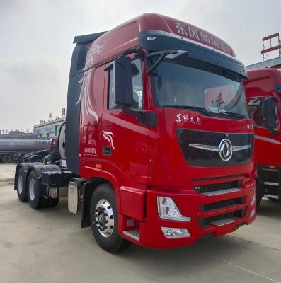China 580HP Customized Dongfeng Tianlong Gas 6X4 Tract and Selfloadingtruck Affordable Deals for sale