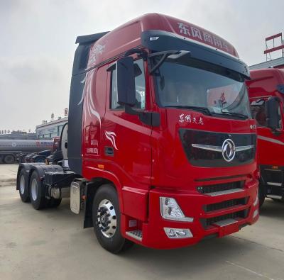 China Sinotruk Chassis 2024 prime s Dongfeng Tianlong 6X4LNG Gas Tractor Truck for Heavy Loads for sale