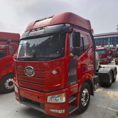 China J6p Gas Traction Transport Truck 510HP Used Tractor for 31-40t Load Capacity for sale