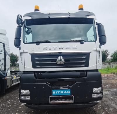 China Sinotruk Sitrak Heavy Duty Tipper Truck with 1000L Fuel Tank and Towing Semi Trailer for sale