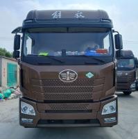 China US Initial Payment 6*4 Gas Tractor Transport Truck with Hydraulic Steering System for sale