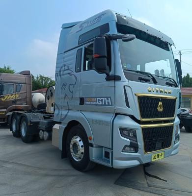 China 8800.000kg Package Gross Weight Shandeka G7h LNG Gas Traction Truck for Market for sale