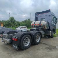 China 2024 Chinese Heavy-Duty HOWO LNG540HP Automatic Transmission Tractor Transport Truck for sale