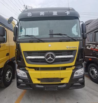 China 6X4 Beiben Tractor Trailer with Hydraulic Steering Tubeless Tires and ISO Accredited for sale