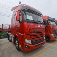 China JAC 6X4 Truck for Comfortable Driving Towing Semi Trailer and Air Suspension Included for sale