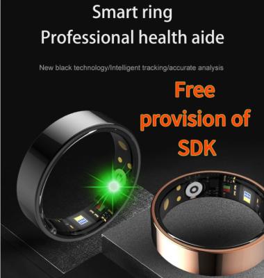 China New TK18 Smart Ring Support Blood Pressure Sleep Heart Rate Meter Step Blood Oxygen Gesture Camera Function 5ATM Waterproof for sale