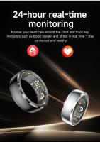 China The World's First Smart Ring Vibration Reminder Sincere Rate Blood Oxygen Sleep Meter Step Monitoring Gesture Function for sale