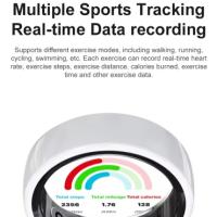 China Factory Custom TK8 Smart Ring NFC Heart Rate Blood Oxygen Sleep Meter Step Monitoring Motion Recording Gesture Controlmetal IP68 for sale