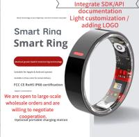 China Global Wholesale Free Docking SDK Smart Ring Blood Pressure Monitoring Heart Rate Blood Oxygen Sleep Monitoring Health Stepmeter for sale
