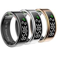 China Free Docking SDK Smart Ring Blood Pressure Monitoring Heart Rate Blood Oxygen Sleep Monitoring Health Monitoring Gesture Control for sale