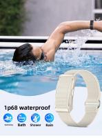 China New G69Y No Screen Smart Bracelet IP68 Waterproof Metal Skin USB Recharge Heart Rate Body Temperature Health Watch for sale