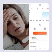 China Cross-border New Medical Grade Intelligent ECG Temperature Ring Heart Rate Blood Oxygen AI Analysis Detection Metal IP68 for sale