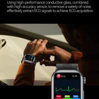 China Best Selling Smart Watch air Pump Blood Pressure Heart Rate Blood Oxygen Data Monitoring Compatible with ISO Android System for sale
