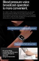 China Best Selling Smart Watch air Pump Blood Pressure Heart Rate Blood Oxygen Data Monitoring Compatible with ISO Android System for sale