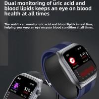 China Global AMOLED Best-selling Precision air Pump Blood Pressure Monitoring Call Smart Watch Real-time ECG Blood Oxygen Detection for sale