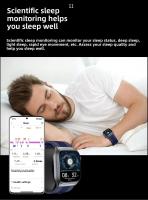 China Global AMOLED Best-selling Precision air Pump Blood Pressure Monitoring Call Smart Watch Real-time ECG Blood Oxygen Detection for sale