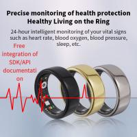 China New Smart Ring 24 Hours All-weather Accurate Monitoring of Heart Rate, Blood Oxygen, Blood Pressure, Sleep and Other Vital Signs for sale