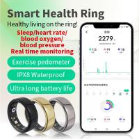 China New Smart Ring 24 Hours All-weather Accurate Monitoring of Heart Rate, Blood Oxygen, Blood Pressure, Sleep and Other Vital Signs for sale