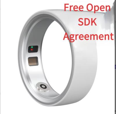 China New Ceramic Body Smart Ring All Day Real-time Monitoring of Heart Rate Variability Blood Oxygensaturationwomen'shealthmanagement for sale