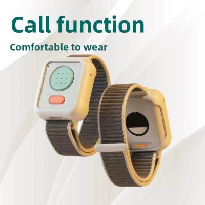 China Best-selling Elderly Positioning Smart Bracelet Heart Rate Blood Oxygen Loss Prevention GPS Watch Push-to-talk Smart Pager for sale
