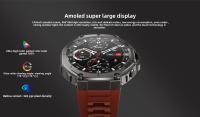 China Explosive Men's Smart Tracking Watch GPS Satellite Positioning Sports Titanium Alloy Watch Frame Compatible WithISOAndroidsystem for sale