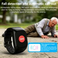 China SOS Emergency Call Smart Watch for Alzheimer's Disease Patient Health Monitoring 4G GPS Tracker Locator Fall Detection A6model for sale