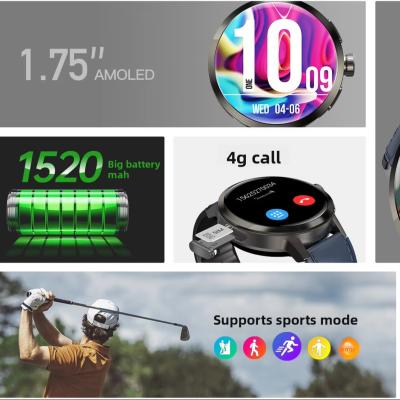 China Global Unisex Smart Watch SIM Card 1.75AMOLED Screen Heart Rate Sleep Blood Oxygen Monitoring Social Entertainment for sale