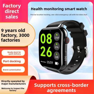 China Suitable for the elderly intelligent tracking intelligent GPS positioning electronic fence 4G watch blood oxygen body temperature heart rate to provide docking protocol for sale