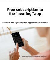 China NexRing smart ring—medical-grade titanium, IP68 waterproof, tracks sleep, blood oxygen, heart rate, HRV, stress, and exercise; non-invasive blood glucose monitoring. for sale