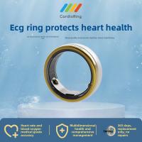 China CardioRing ECG Blood Pressure Smart Ring Medical Grade Dual Core Sleep Blood Oxygen Heart Rate HRV AI Health Tracker for sale