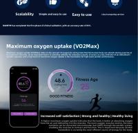 China Smart Health Ring Series combining AI technology with wearable sensors for continuous blood glucose and vital sign monitoring for sale