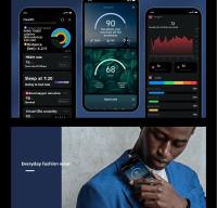 China Smart Health Ring Series combining AI technology with wearable sensors for continuous blood glucose and vital sign monitoring for sale