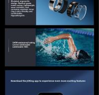 China Smart Health Ring Series combining AI technology with wearable sensors for continuous blood glucose and vital sign monitoring for sale