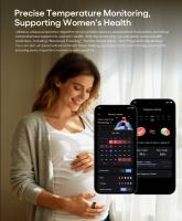 China X5A X5B Smart Health Ring Touch Control Non-Invasive Blood Glucose SpO2 Sleep Tracker with AI Coach for sale