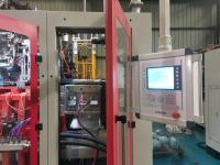 China High Speed Lubricant Bottle Extrusion Blow Molding Machine Double Station for sale