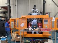 China MEPER 80D Automatic Milk Bottle Extrusion Blow Molding Machine With Schneider Contactor for sale