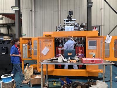 China MEPER 80D Automatic Milk Bottle Extrusion Blow Molding Machine With Schneider Contactor for sale