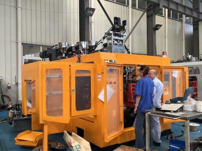 China Customized Color Extrusion Blow Molding Machine Automatic 4 Cavity HDPE LDPE PP Milk Bottle Packing for sale