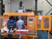 China 4 Cavity Automatic Extrusion Blow Molding Machine For HDPE LDPE PP for sale