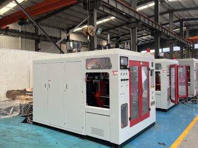 China 7.5kW Electric Plastic Bottle Blow Molding Machine With IML System For 15L Bottles for sale