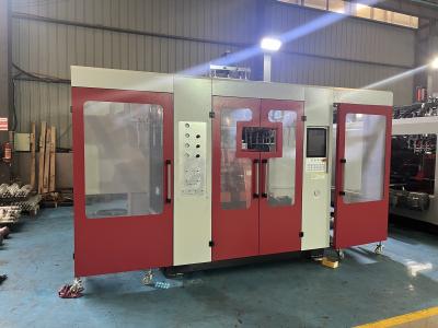 China 4 Cavities Automatic Blow Moulding Machine with Schneider Contactor and Toggle Type Clamping System for sale