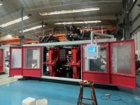 China Durable Extrusion Blow Machine 300kn Mould Clamping Force 750mm Plate Stroke for sale