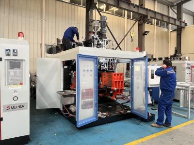 China MP 80D High Speed Extrusion Blow Molding Machine Including 1 2 3 or 4 Heads for sale